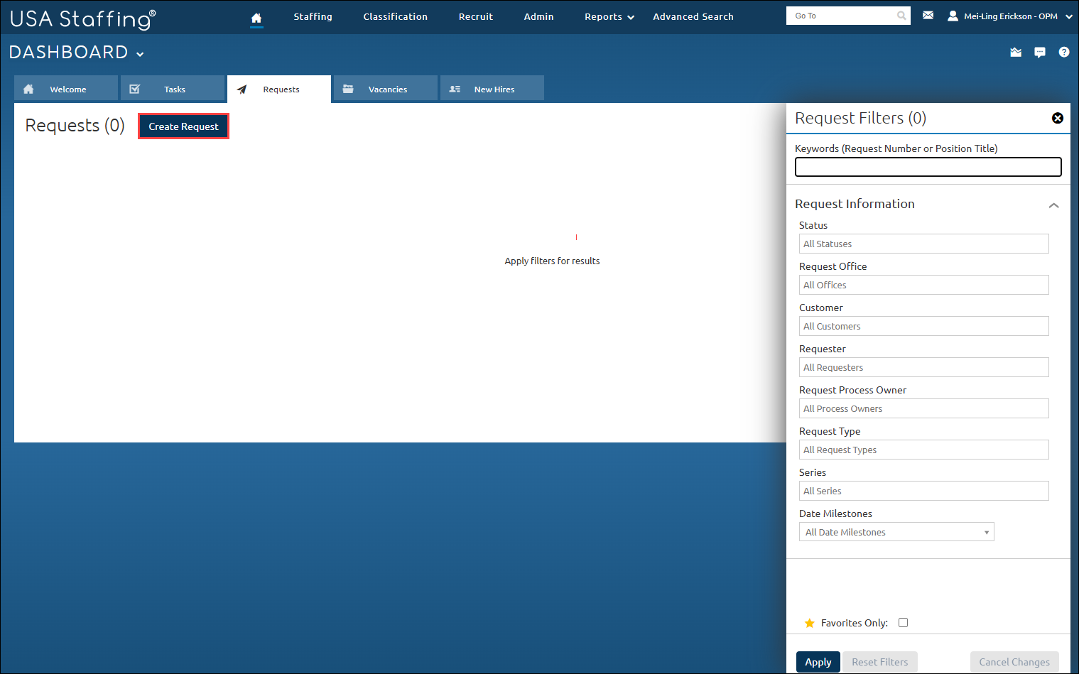 Request Training Exercise – Advisory Board Resource Center