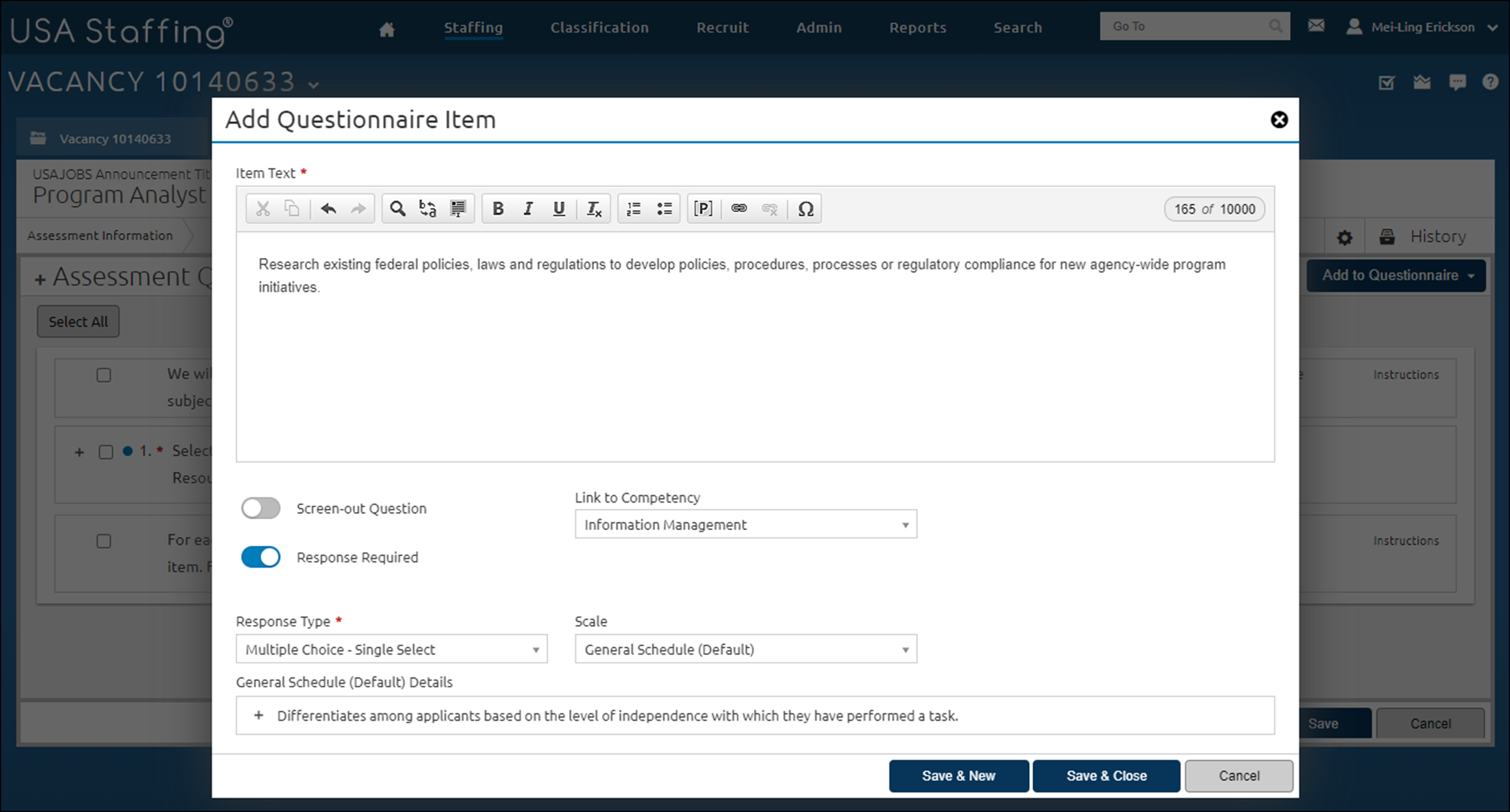 Assessment Training Exercise – Advisory Board Resource Center