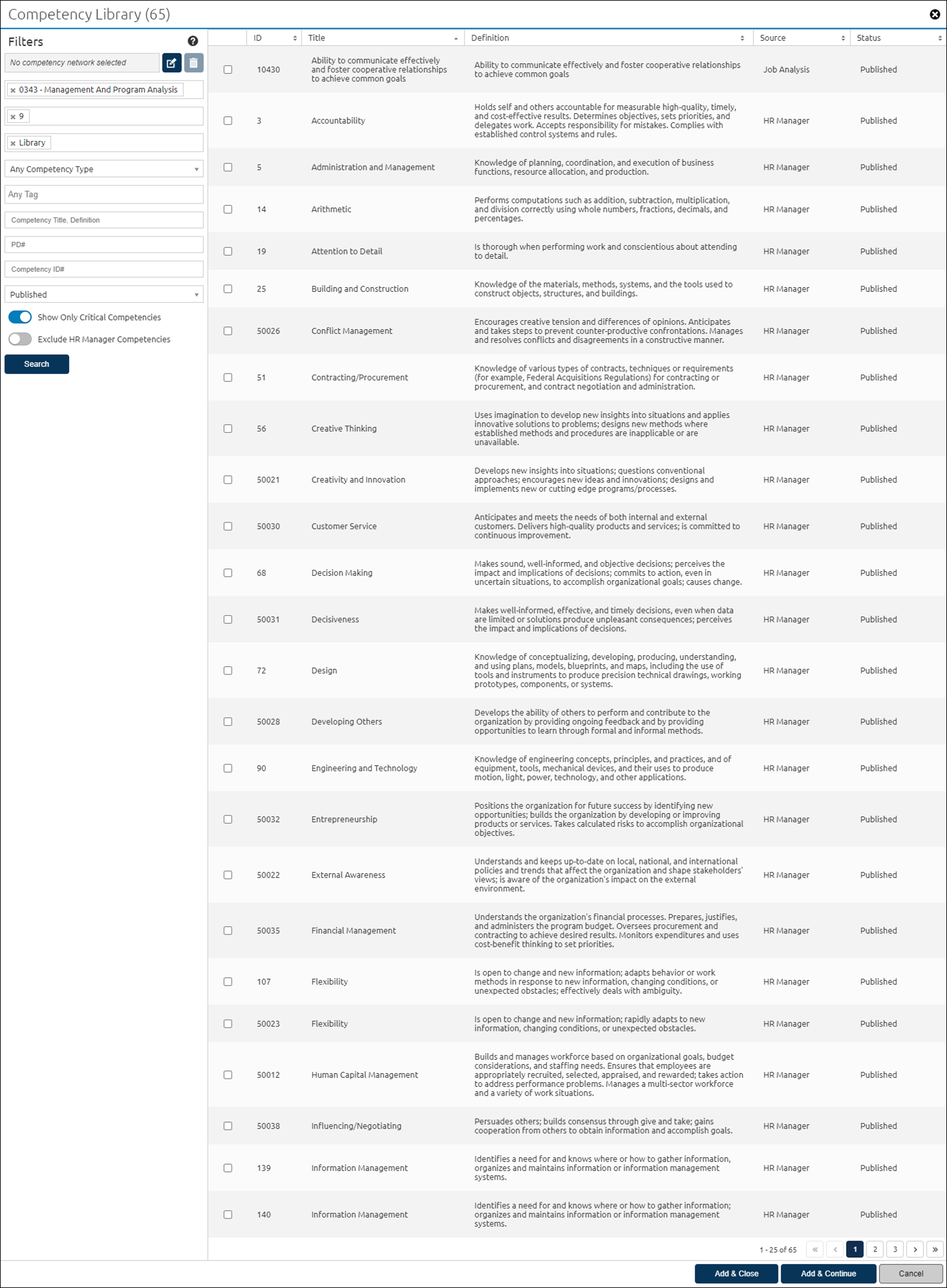 Assessment Training Exercise – Advisory Board Resource Center