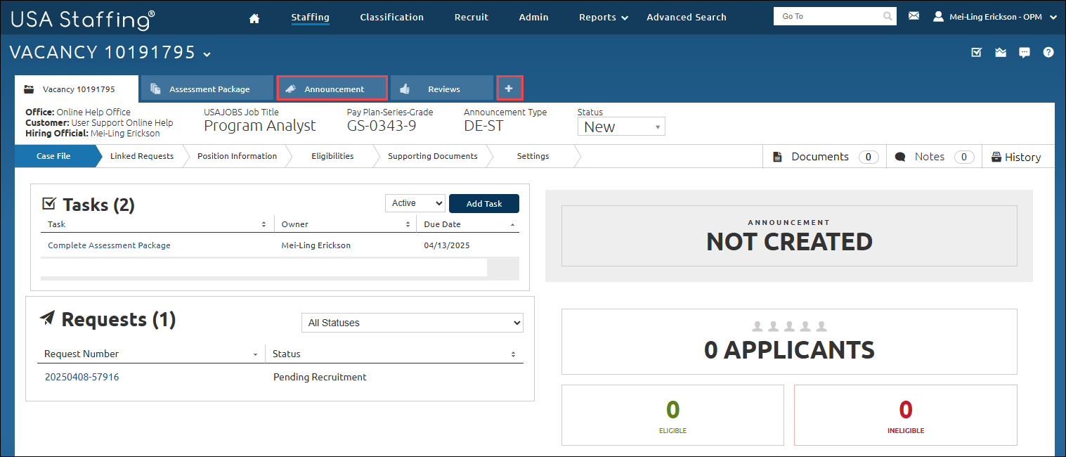 Announcement Training Exercise – Advisory Board Resource Center