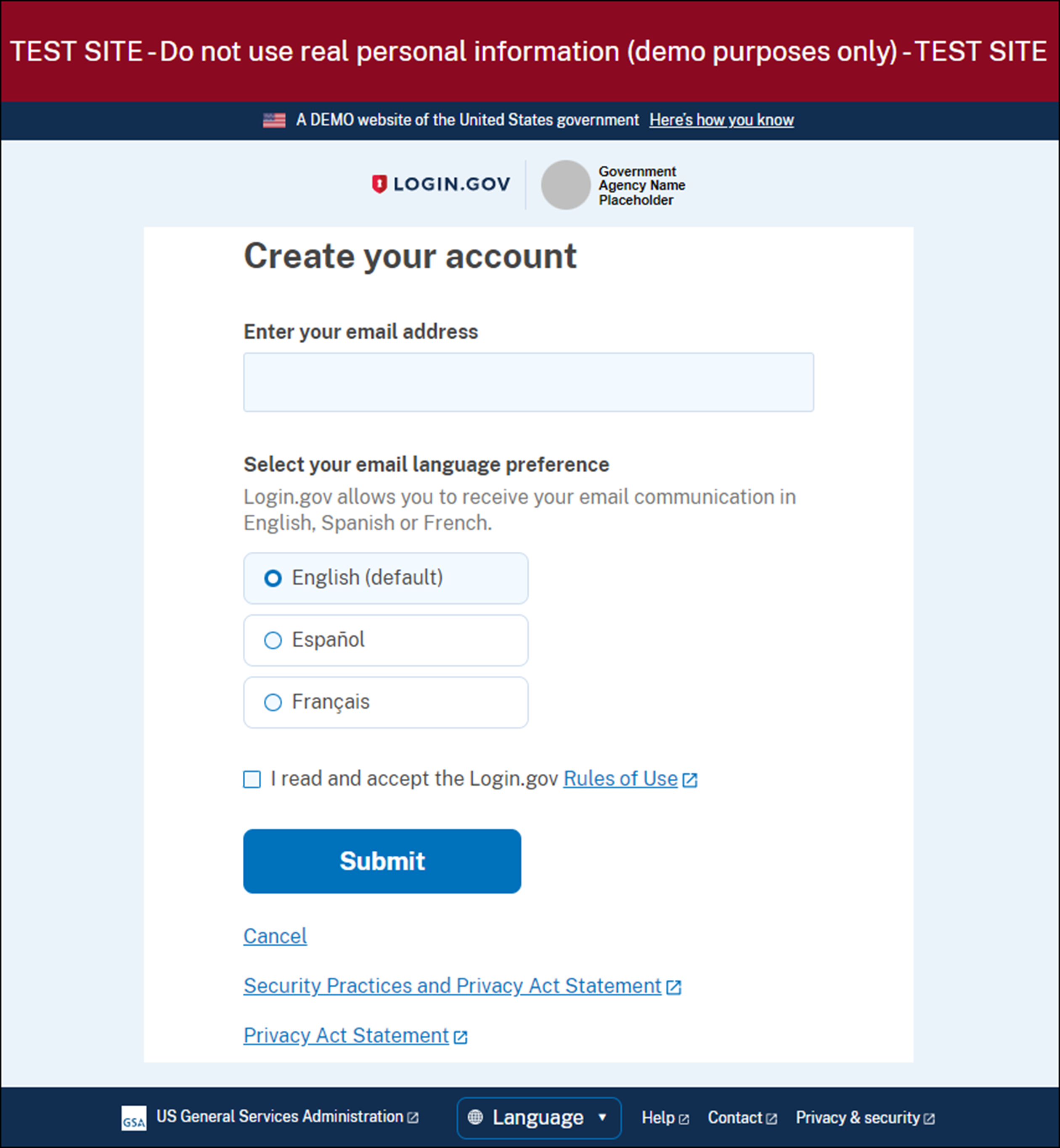 Application Training Exercise 1: Creating a Login.gov and Test USAJOBS ...