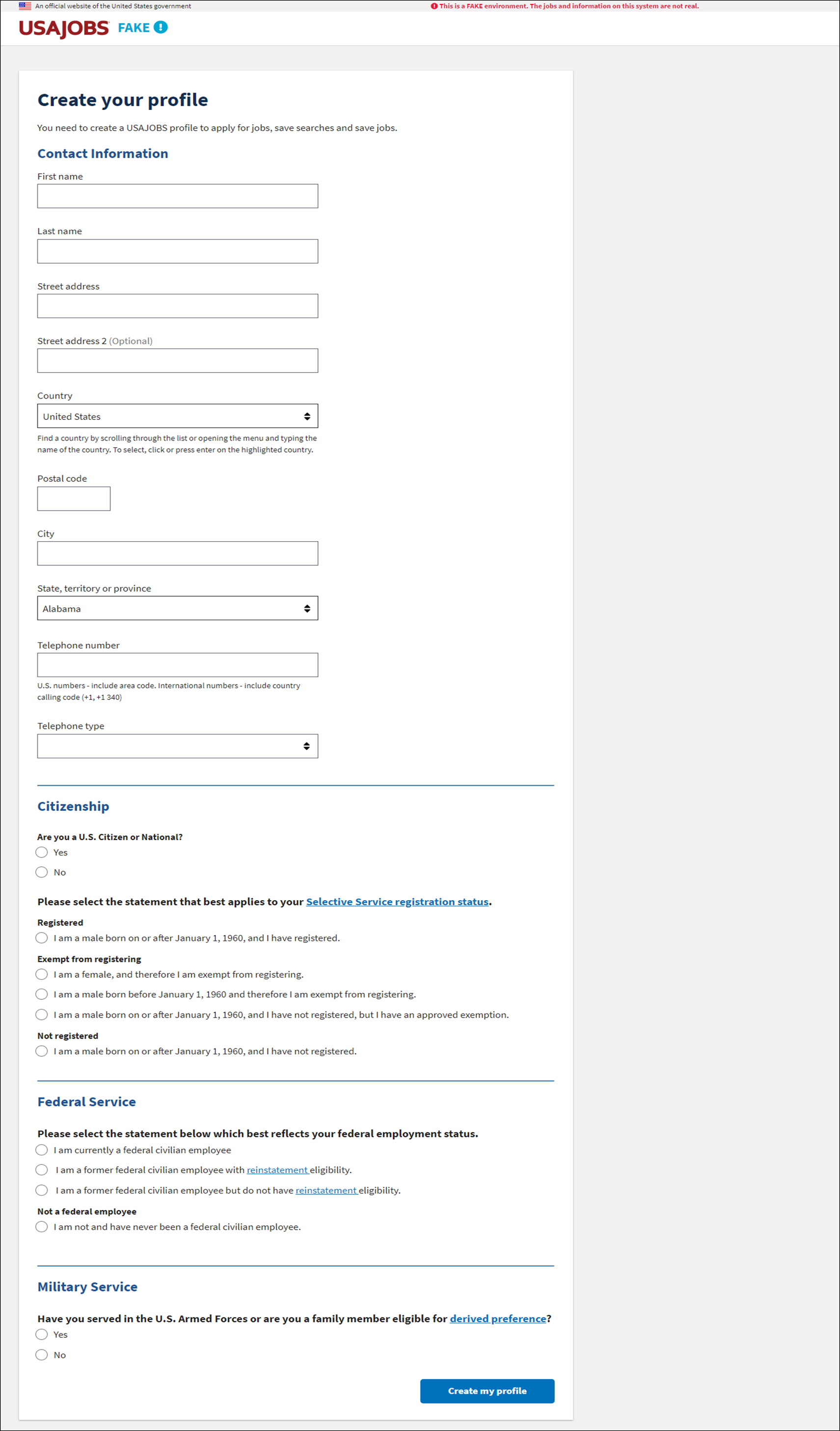 Application Training Exercise 1: Creating a Login.gov and Test USAJOBS ...