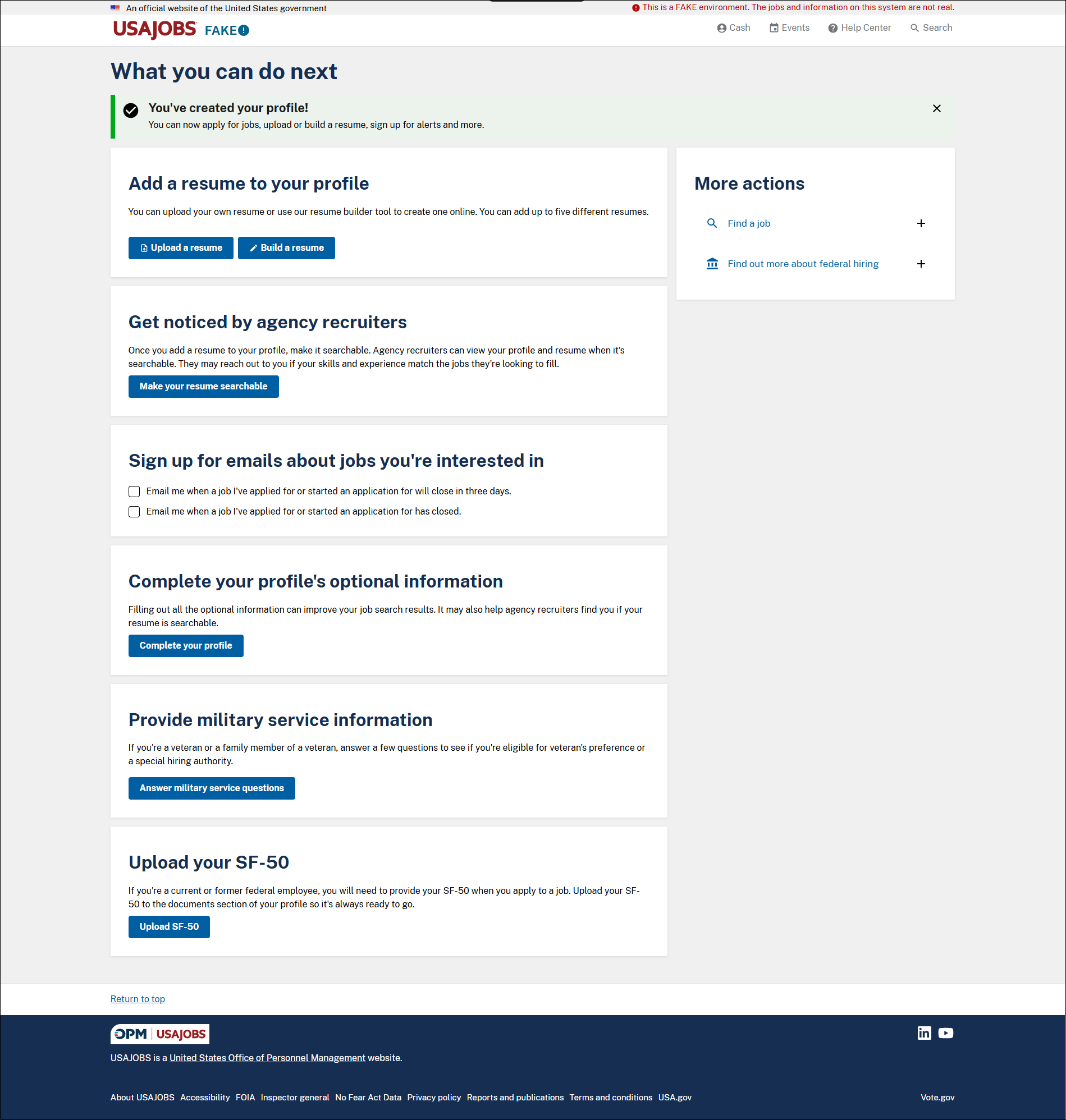 Application Training Exercise 1: Creating a Login.gov and Test USAJOBS ...