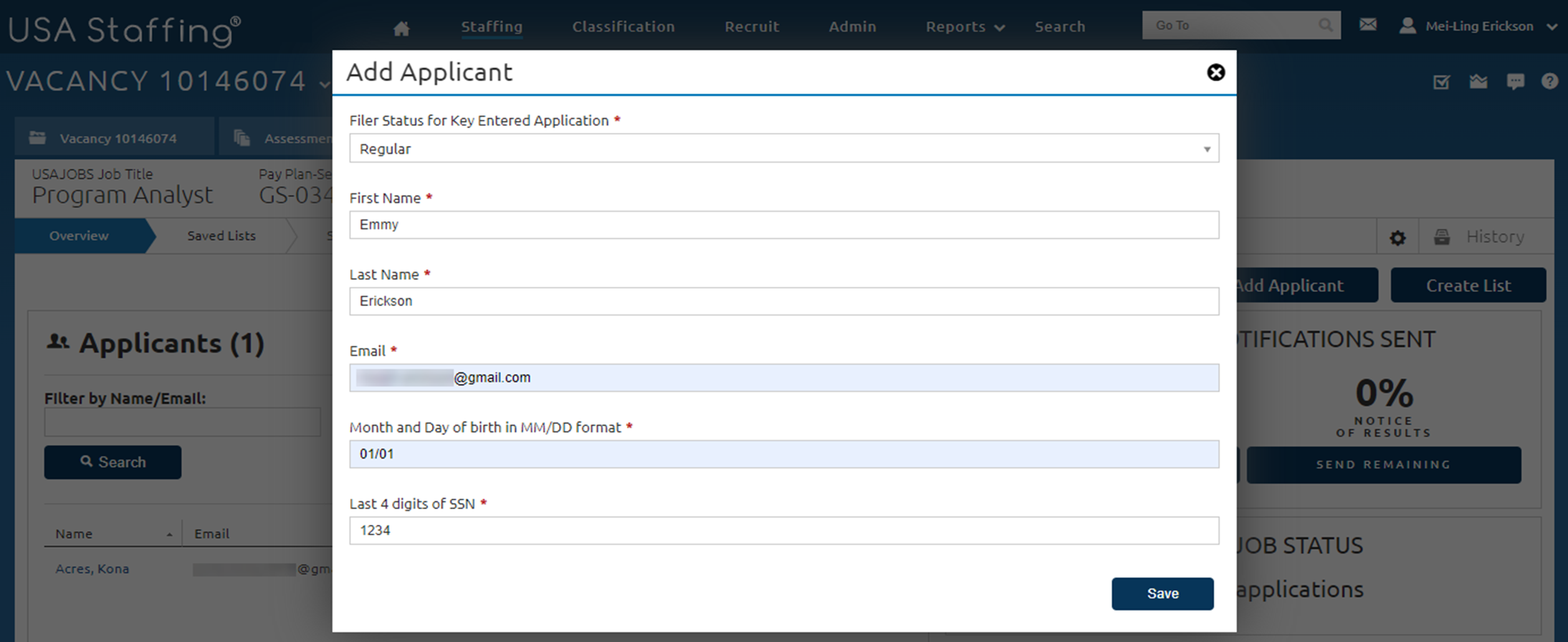 Referral Training Exercise 1: Key Entering an Applicant – Advisory ...