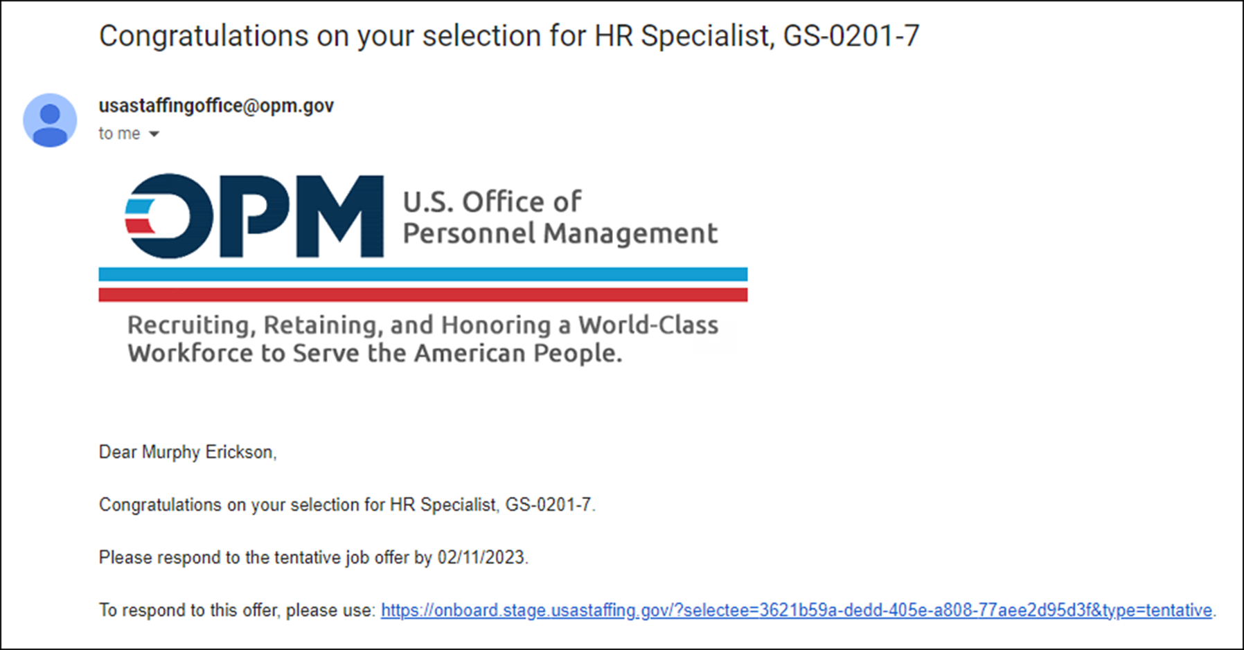 New Hire Training Exercise 3: Accessing USA Staffing Onboard as the New ...