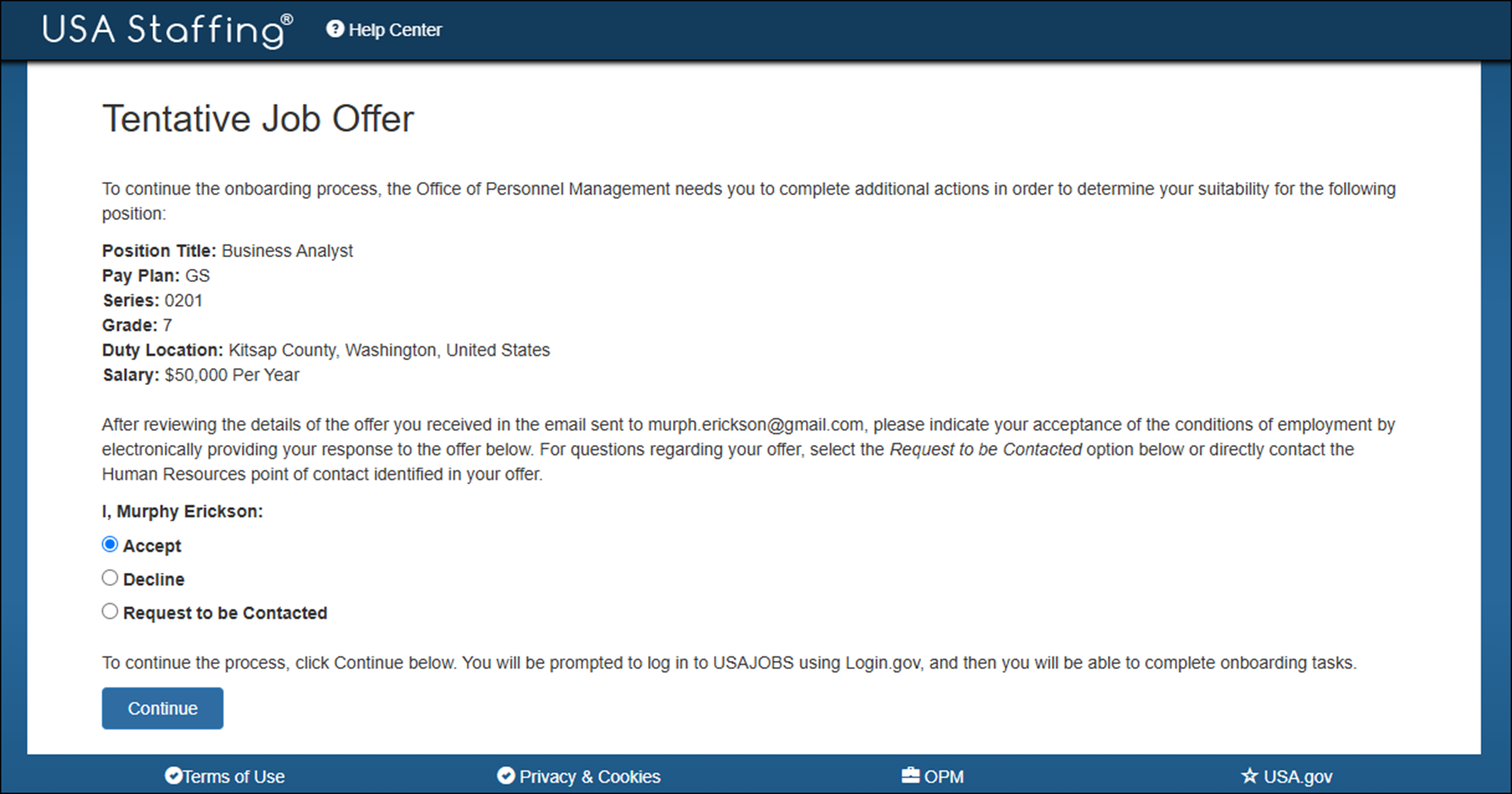 New Hire Training Exercise 3: Accessing USA Staffing Onboard as the New ...